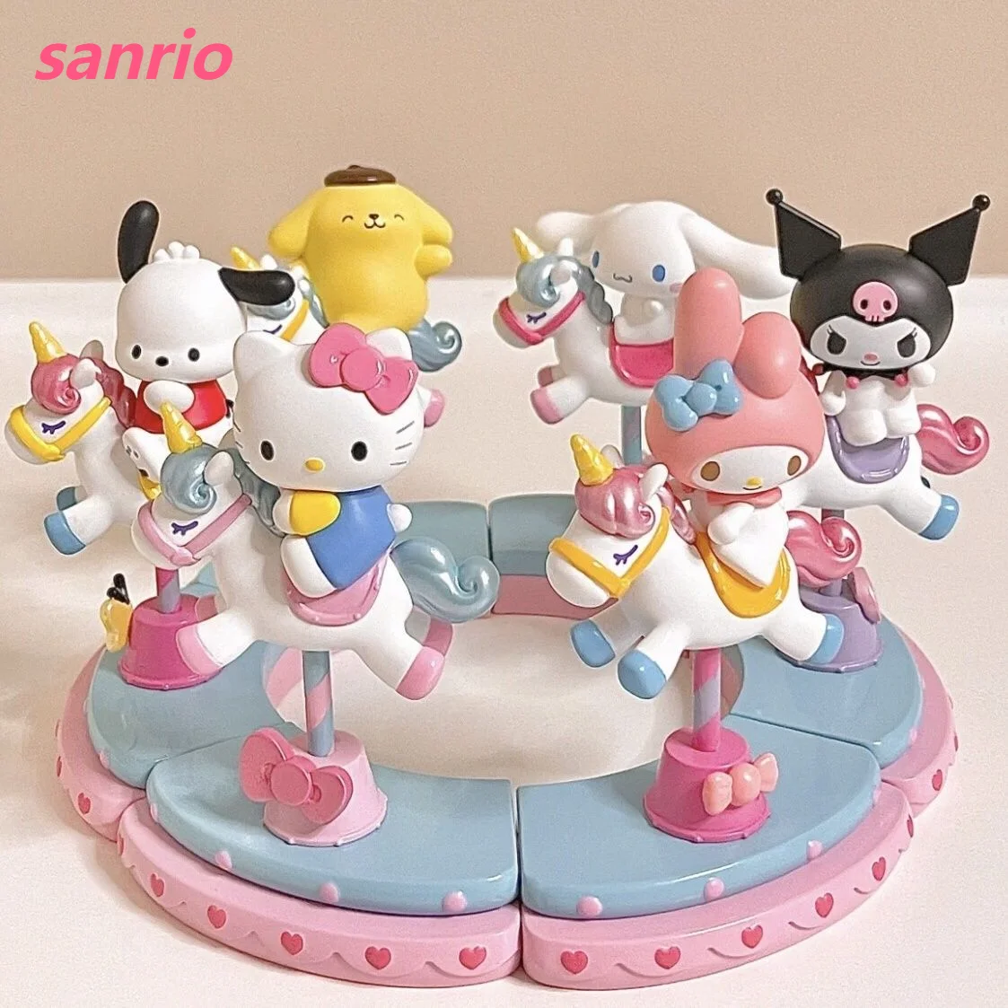 Hello Kitty Fantasy Carousel Toy Sanrio Kuromi Cinnamoroll My Melody ...