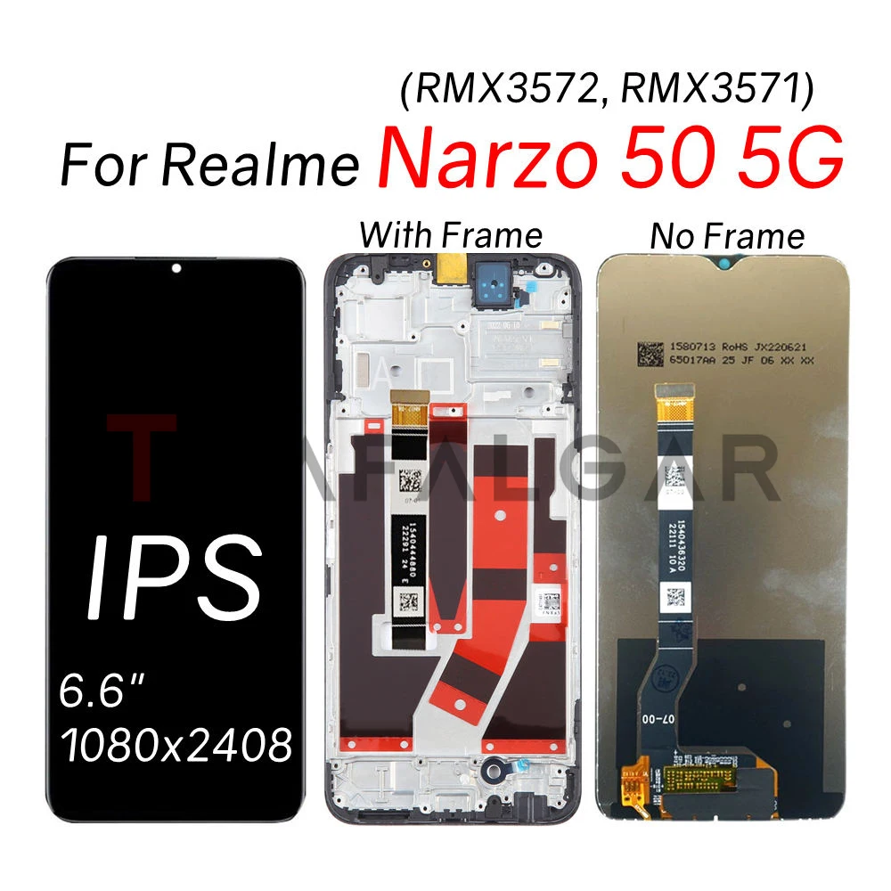 6-6-Screen-For-Realme-Narzo-50-5G-LCD-Display-Touch-Screen-Digitizer ...
