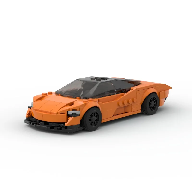 Orange-Lowrider-Sports-Car-Building-Blocks-MOC-M03209-Super-Racing ...