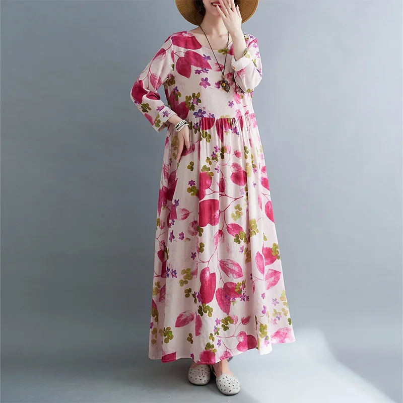 Vestido-largo-de-lino-y-algod-n-para-mujer-traje-holgado-con-estampado-de-flores-adelgazante.jpg