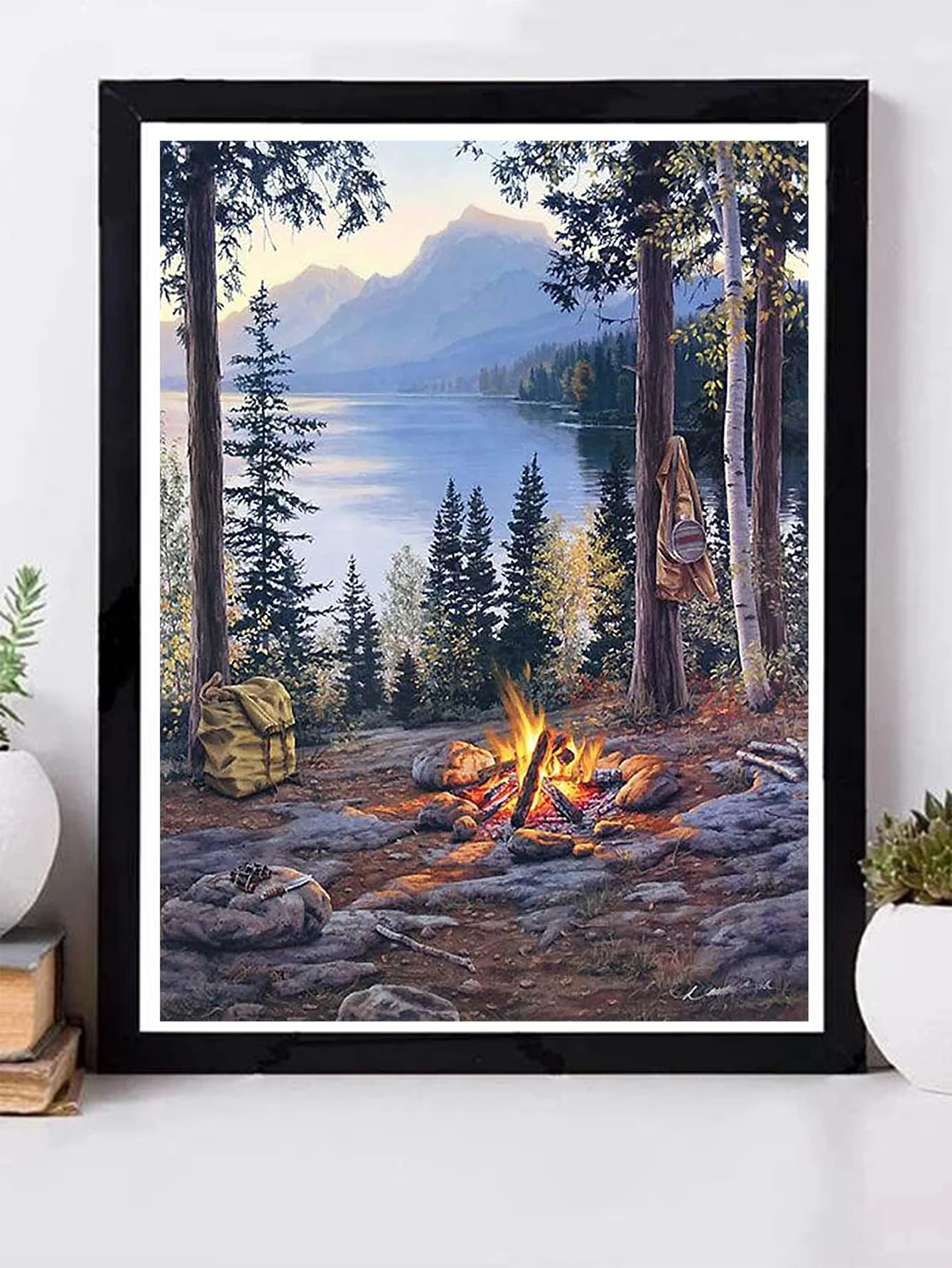 1pc-DIY-5D-Diamond-Painting-Full-Diamond-Wild-Camping-Diamond-Painting ...