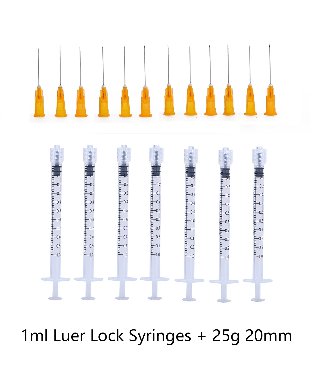 1ml-Luer-Lock-Syringes-25g-20mm-25g-25mm-30mmSyringe-and-Needle-Injection-Tool-Disposable ...