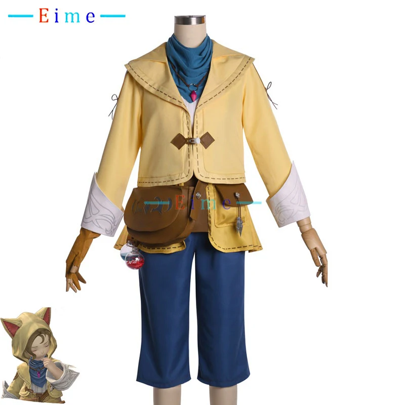 Game FF14 Krile Baldesion Cosplay Costume Fancy Party Suit Top Pants ...