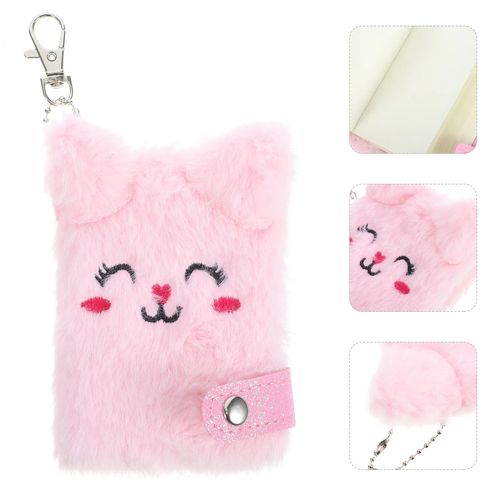 Kawaii-Notebook-Accessory-Diary-Lovely-Cartoon-Fluffy-Writing-Daily-Use ...