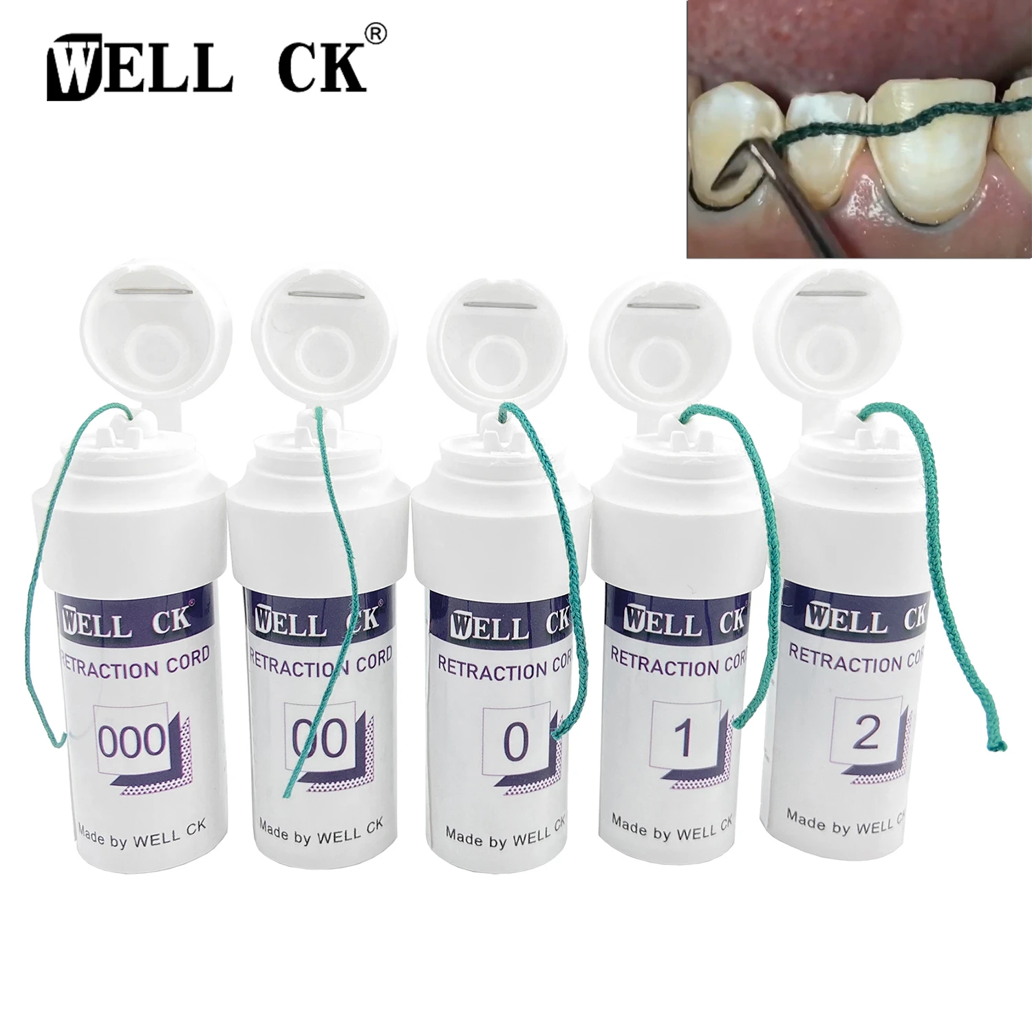 1 Bottle Wellck Dental Thread Disposable Gingival Retraction Cord ...