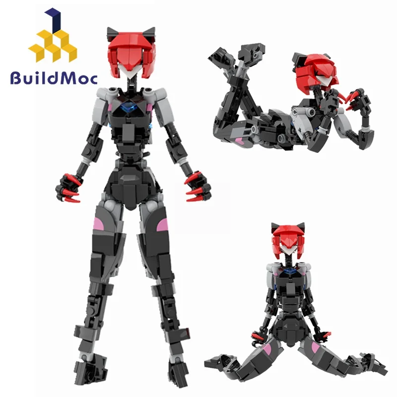 BuildMoc-MOC-Building-Blocks-Set-para-Crian-as-Rob-Feminino-Mobile-Suit ...