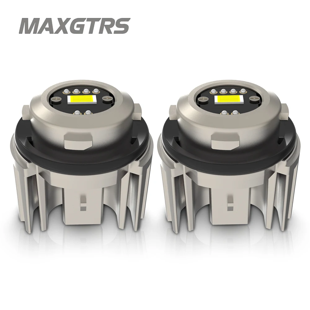2pcs L1B LED Fog Light Reversing Light 1:1 White Yellow Car Fog Light ...