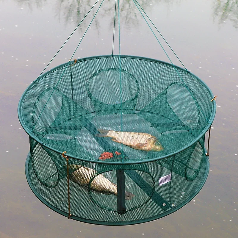 Shrimp-cage-fishing-net-lobster-crab-eel-loach-catch-folding-net ...