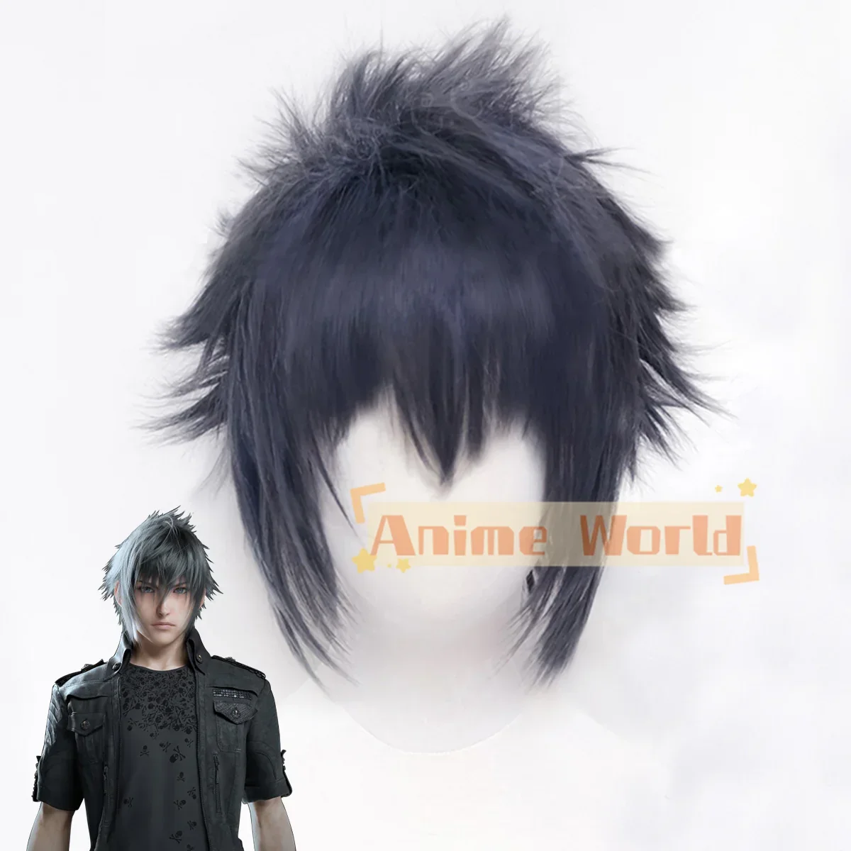 Final Fantasy XV Noctis Lucis Caelum Blue Cosplay Wig Halloween Wigs ...