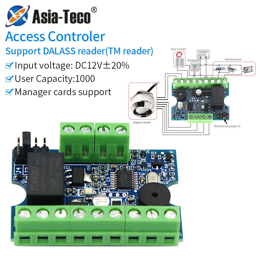 NEW-ARRIVAL-Micro-Access-Control-Sets-TM-Wiegand-Mini-Card-Reader ...