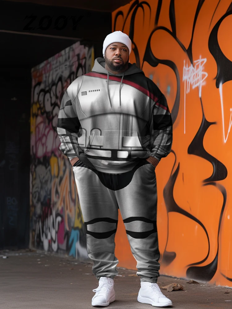 Zooy-Graffiti-Hoodie-Sweatpants-Set-Masculino-Engra-ado-Hip-Hop-Cosplay ...