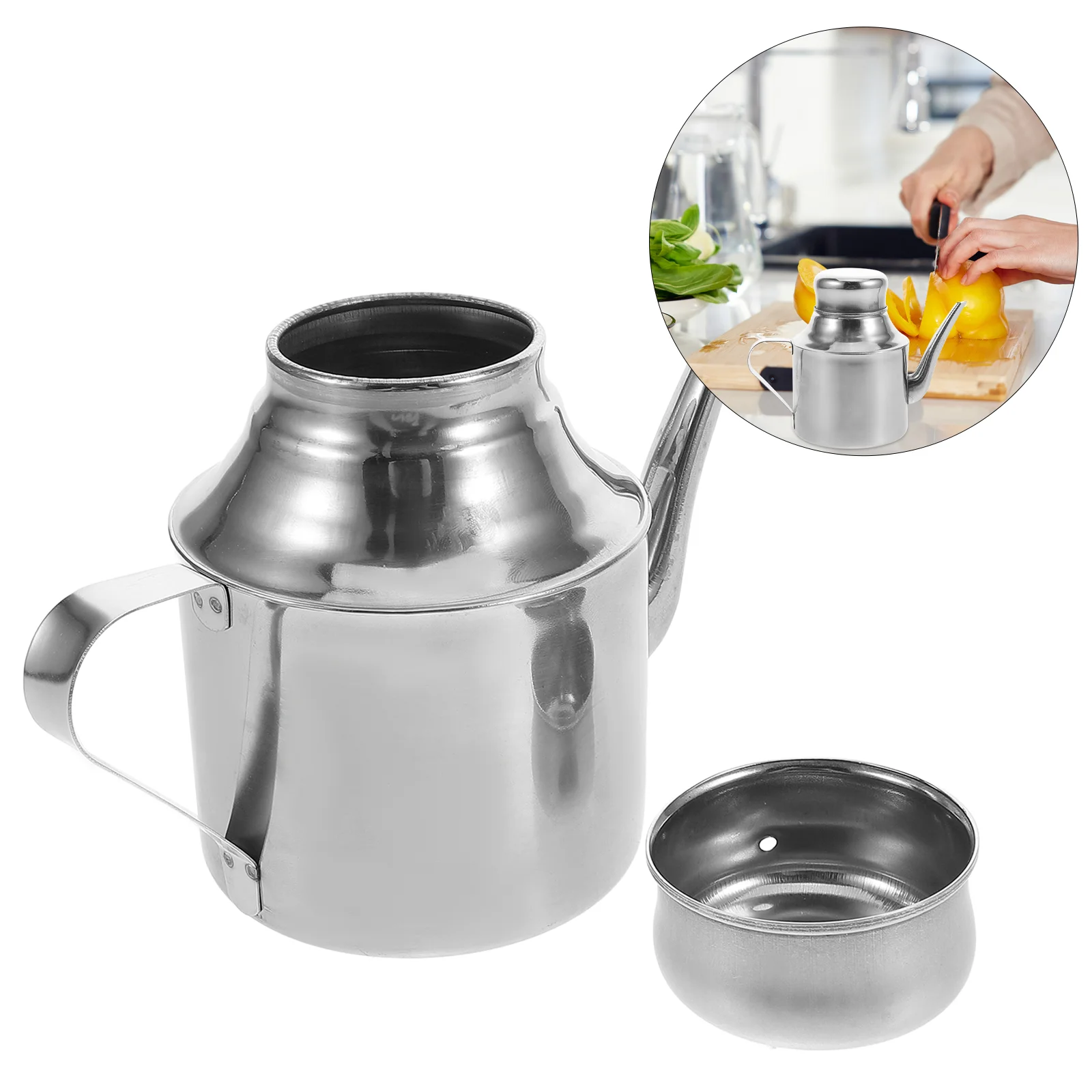 Oil-Rack-Stainless-Steel-Pot-Oiling-2-1-Dispenser-Used-Cooking ...