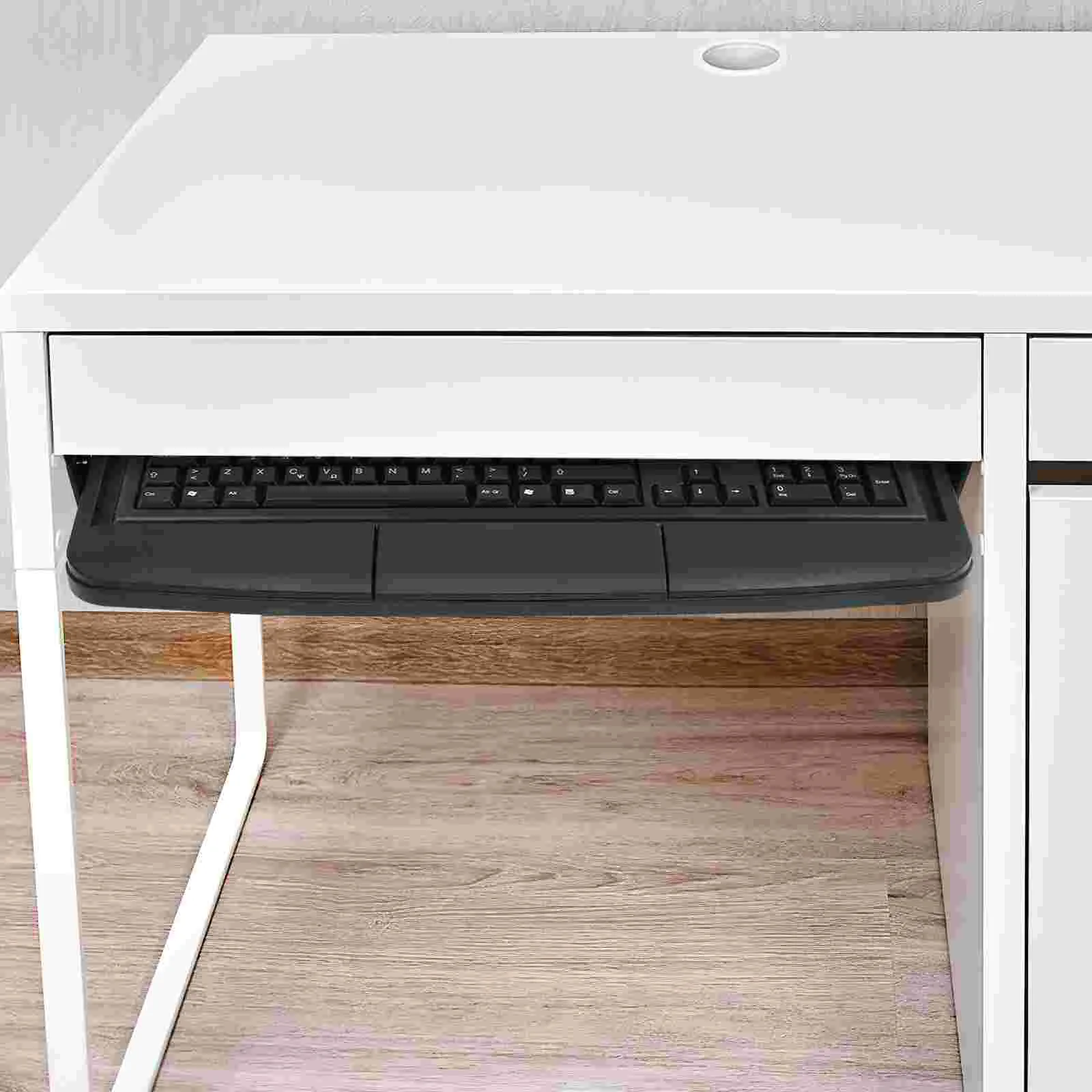 Under Desk Storage Plate Hidden Drawer Keyboard Tray Office Keyboard ...