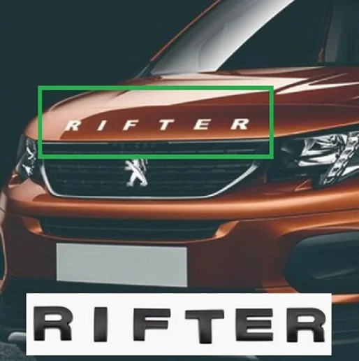 For Peugeot Rifter Car Metal 3d Letters Hood Emblem Logo Badge Car ...