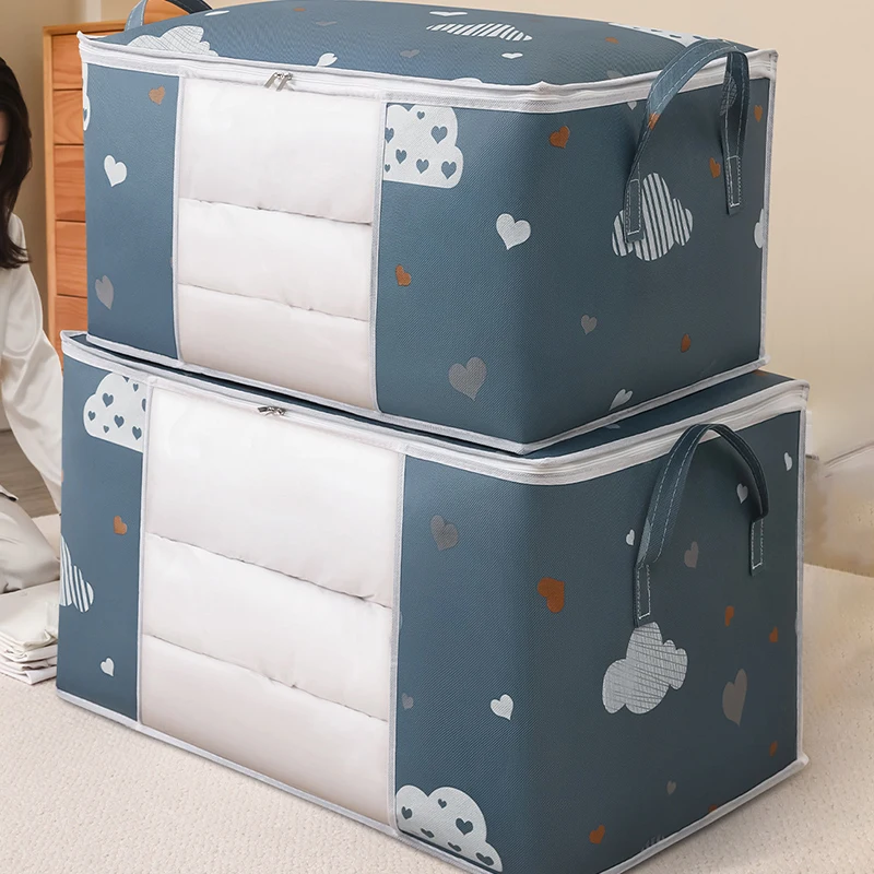 4-2-1PCS-Quilt-Storage-Bags-Large-Capacity-Sorting-Bag-Clothes-Duvet ...