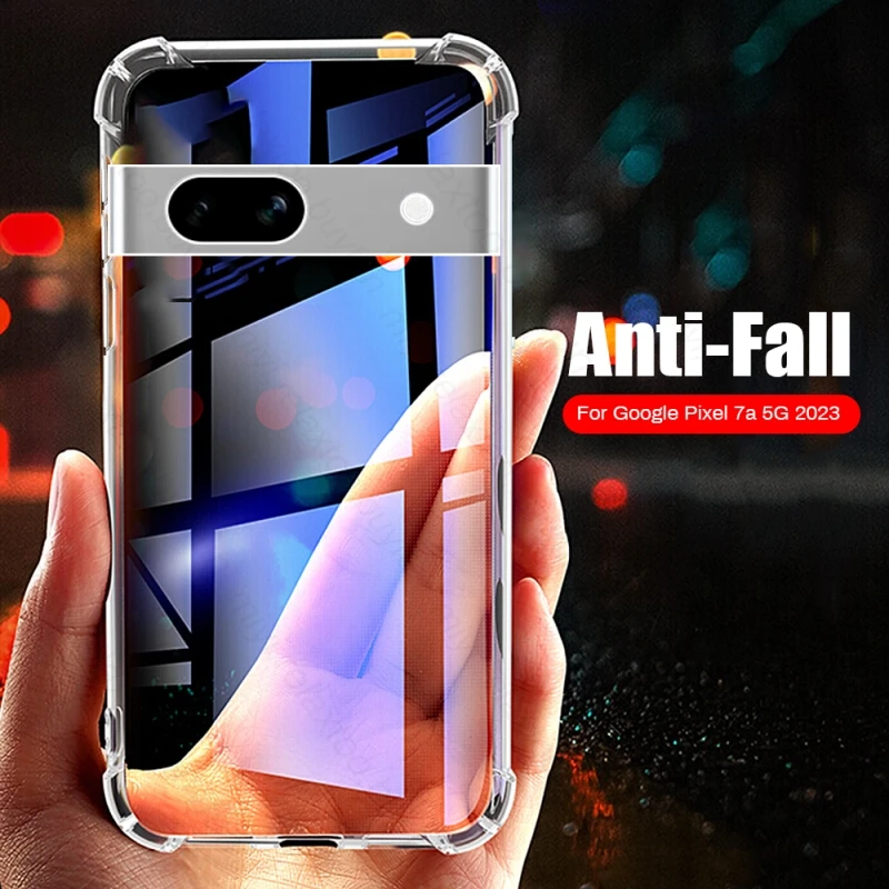 Transparent Soft Silicone Shockproof Phone Protective Back Cover For ...