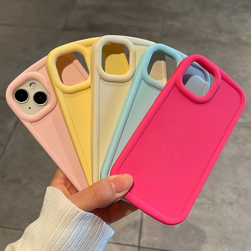 Luxury-Soft-Silicone-Candy-Phone-Case-For-iPhone-15-14-13-12-11-Pro-Max ...