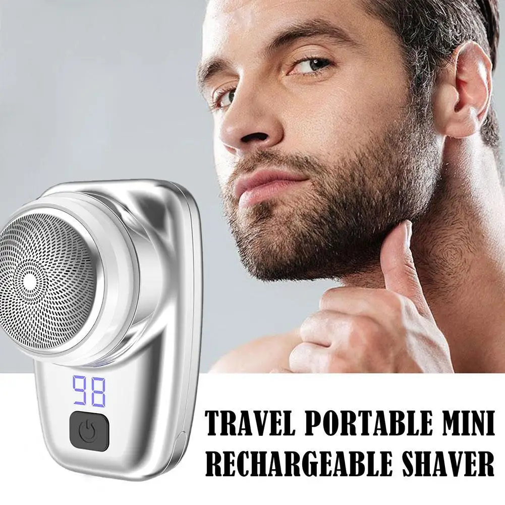 Mini Electric Shaver Portable Mini Razor Usb Rechargeable Digital ...
