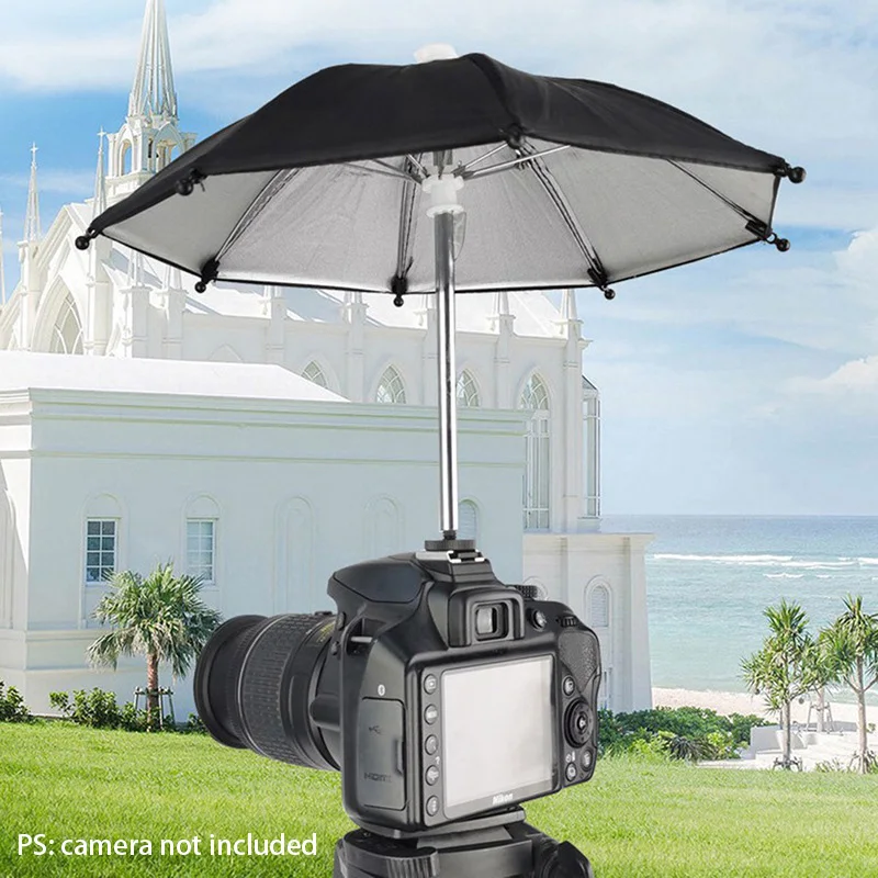 Waterproof-Camera-Hot-Shoe-Umbrella-Rain-Cover-Protector-Sunshade-for ...