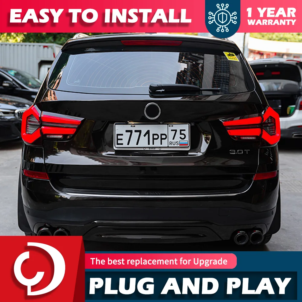 AKD-LED-Tail-Lights-For-X3-F25-2010-2017-Rear-Driving-Light-Brake ...