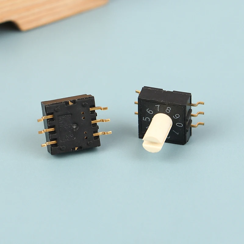 2pcs Rm3haf 10 Rotary Dial Coding Switch 10 0 9 Coding Switch Patch 3 3 With