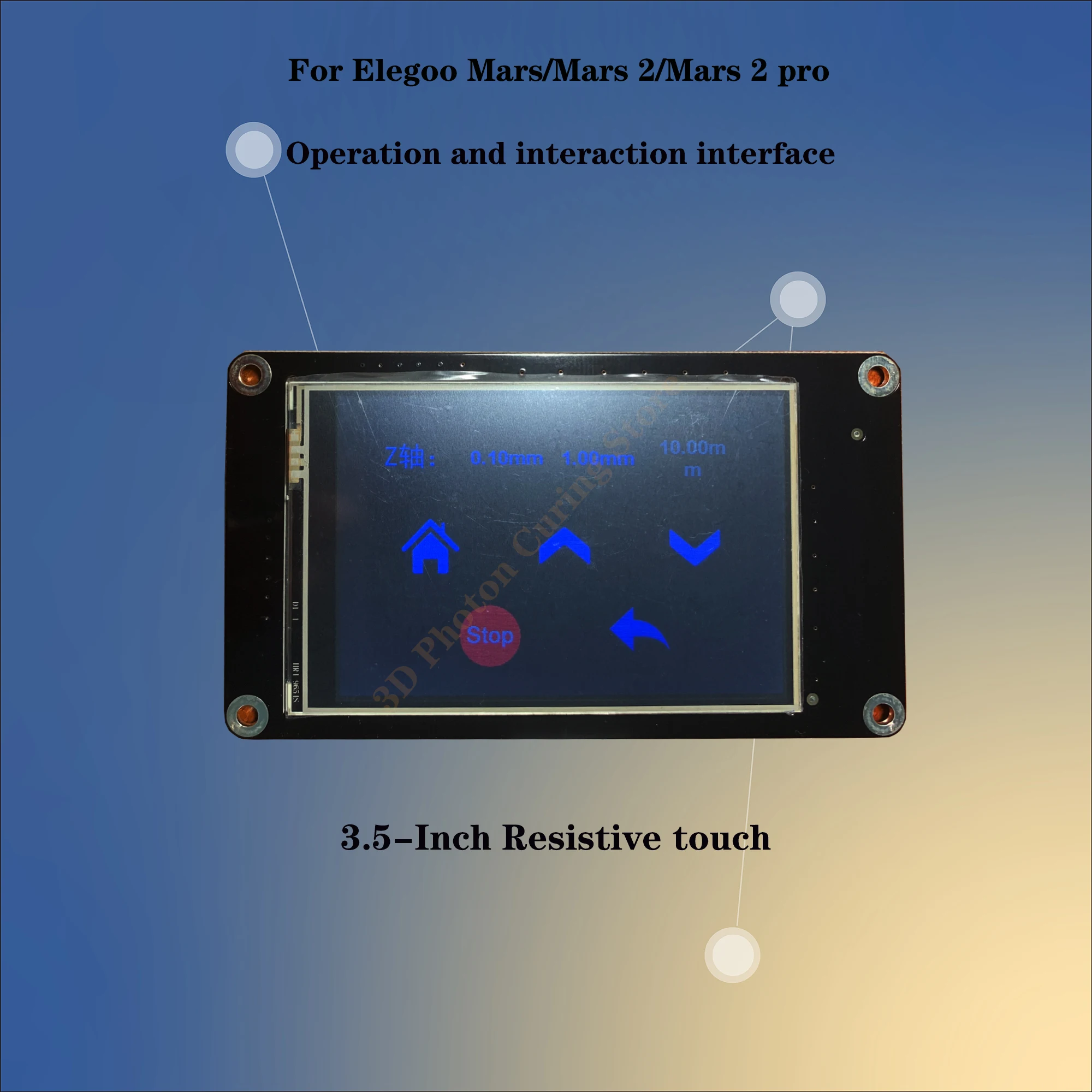 3-5-inch-Resistive-touch-screen-for-Elegoomars-Mars2-mars2-pro-3D ...