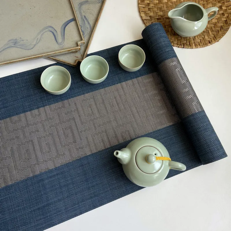 Quick-drying-PVC-Placemat-Chinese-Jacquard-Table-Mat-Tea-Mats-Washed ...