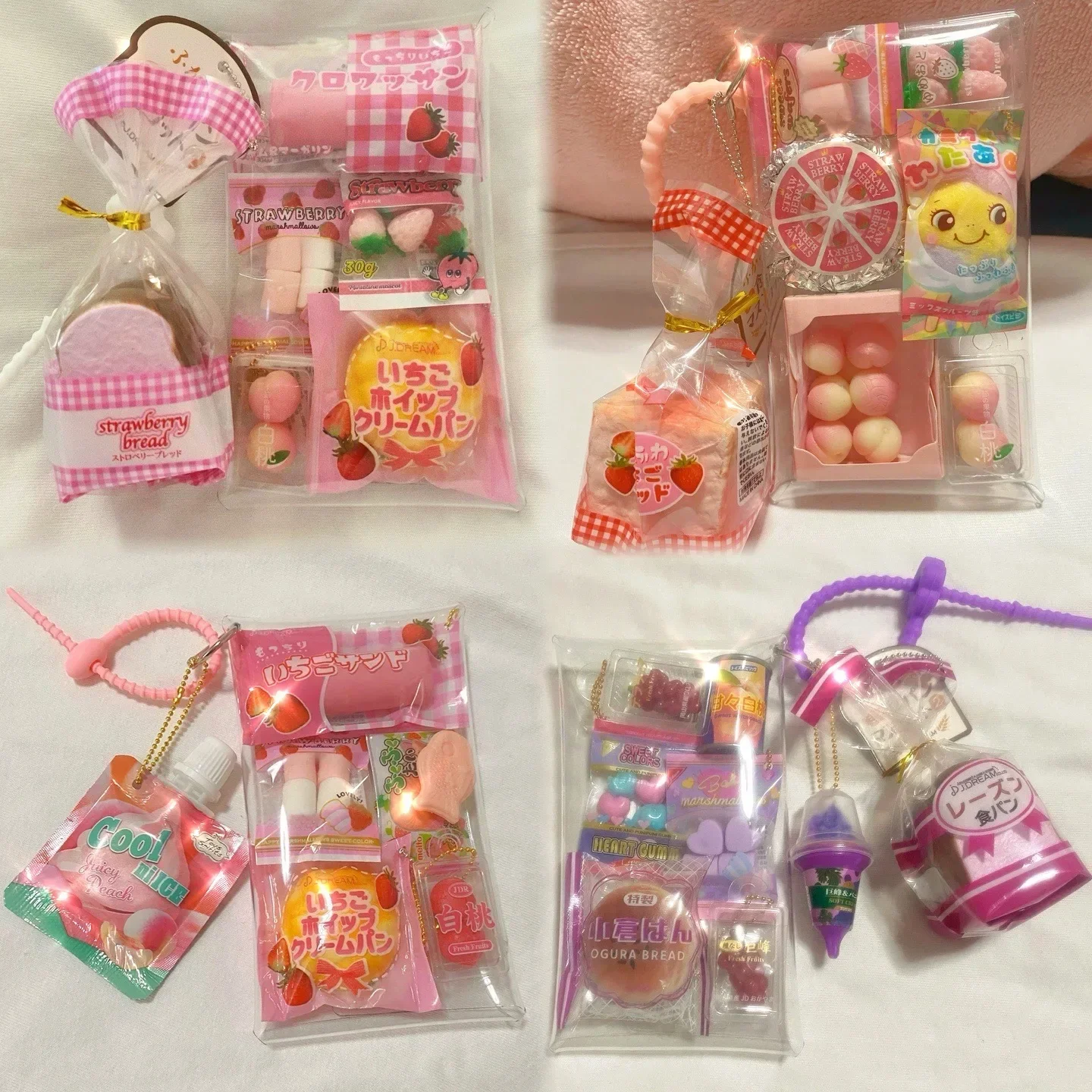 Capsule Toy Squishy Combo Snack Bread Food Toy Simulation Food Stress ...