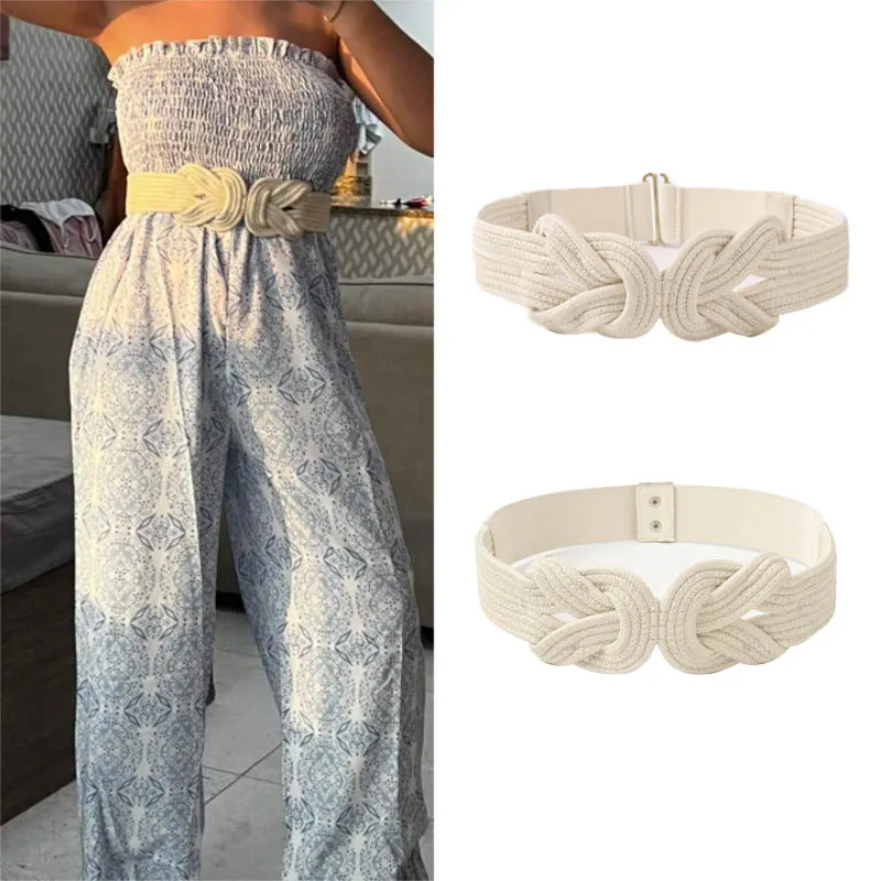 Wide Elastic Belts Dresses | Wide Womens Belts Rubber Beige | Wide ...