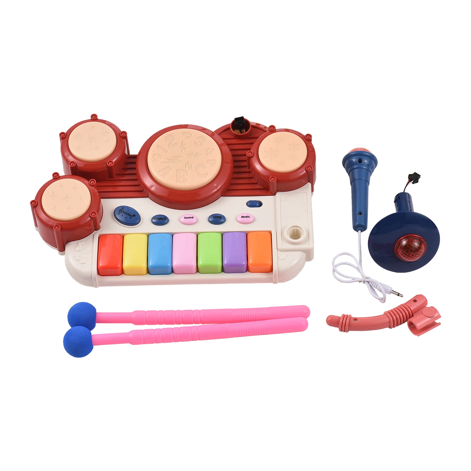 Electric-Music-Drum-Piano-Keyboard-Drum-Set-Birthday-Gifts-Musical ...