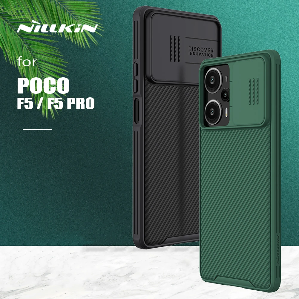 For Xiaomi Poco F5 Pro 5g Case Nillkin Camshield Case Slim Slide Camera ...