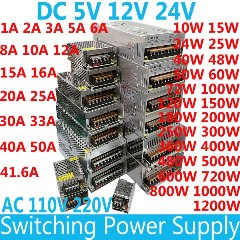 Fuente-de-alimentaci-n-conmutada-transformador-de-tira-de-luces-Led ...