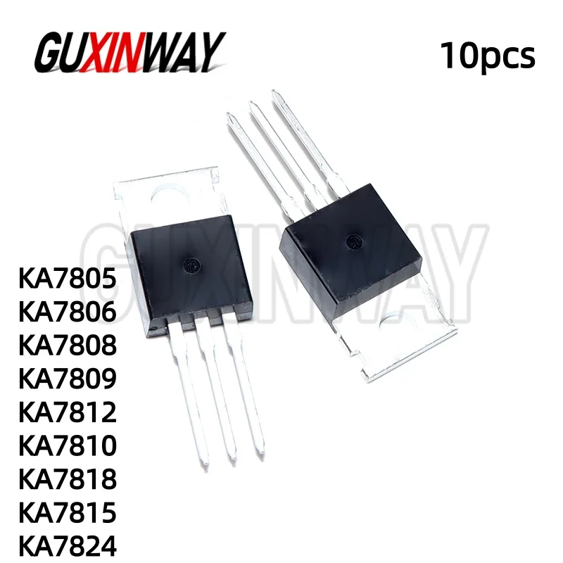 10 Uds Original nuevo KA7805 KA7806 KA7808 KA7809 KA7812 KA7810 KA7818 ...