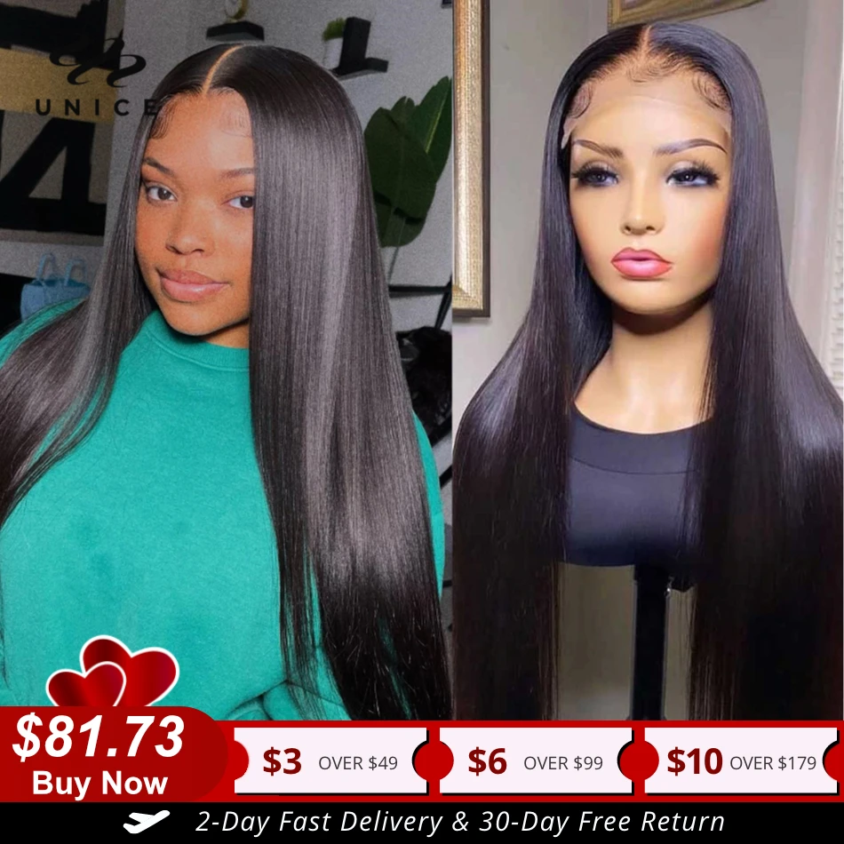 Perruque Lace Closure Wig Sans Colle Brésilienne – Unice Hair ...