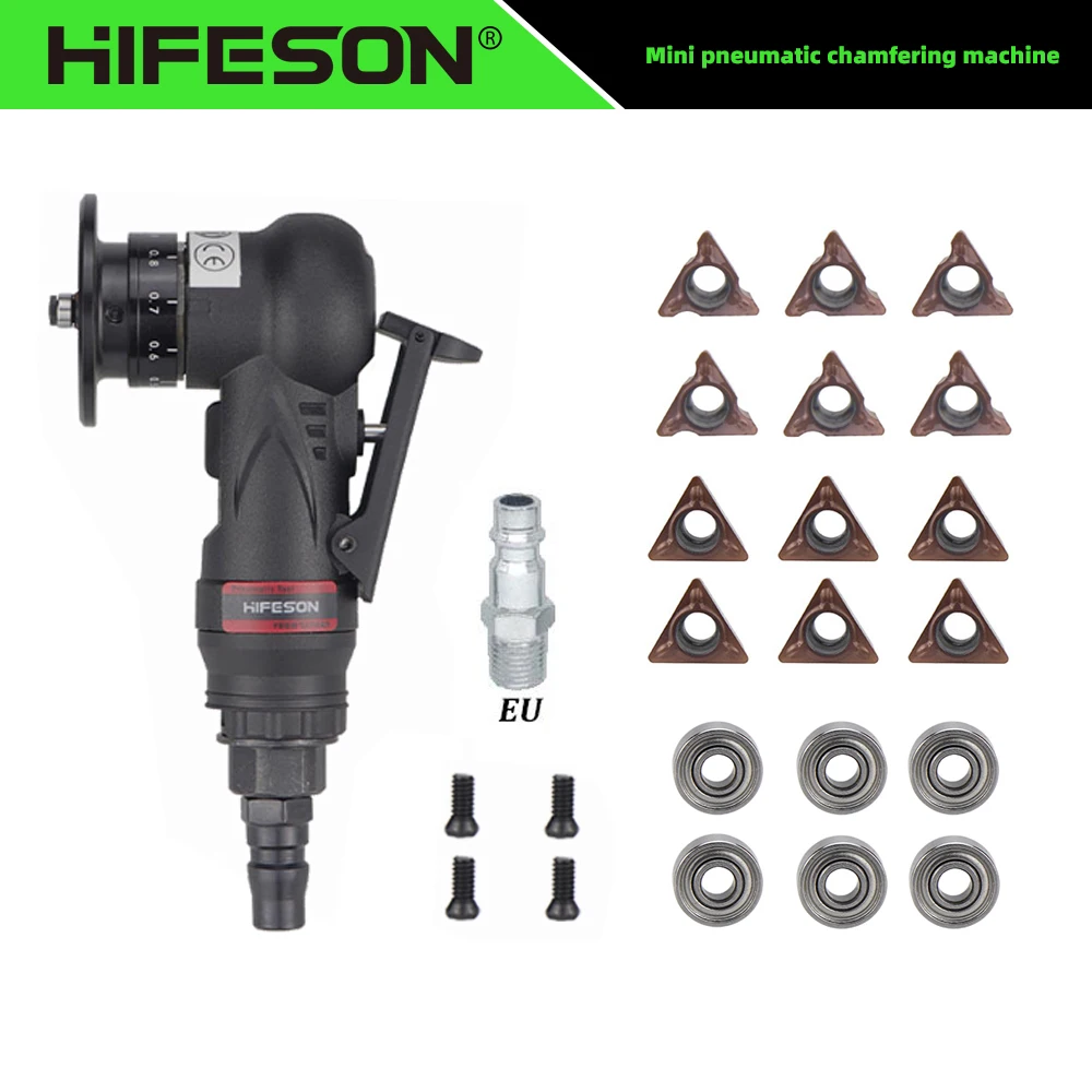 HIFESON Pneumatic Chamfering Machine Mini Angle Grinder Air Chamfering ...