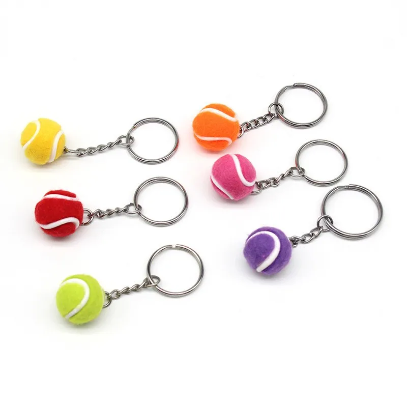 24-Pieces-20mm-Plastic-Mini-Tennis-Ball-Key-Chain-Small-Ornaments-Sport ...