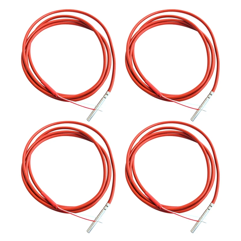 4X-2-Wire-PT1000-Temperature-Sensor-Thermistor-Silicone-Gel-Coated-1 ...