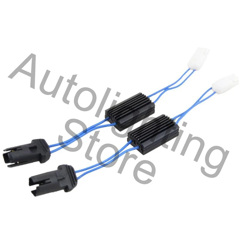2Pcs 12V LED Warning Canceller Decoder Car Lights OCB Load Resistor ...