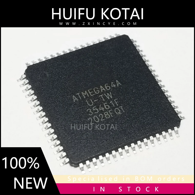 1PCS-ATMEGA64A-AU-ATMEGA64AAU-ATMEGA64A-ATMEGA64-TQFP-64-New-Spot ...