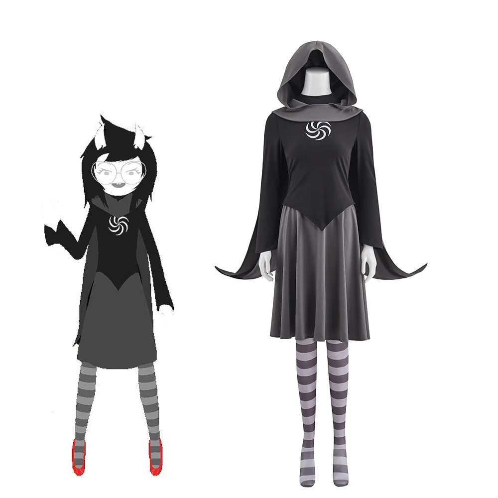 Homestuck Cosplay Jade Harley Costume Woman's Top Skirt Suit Halloween ...