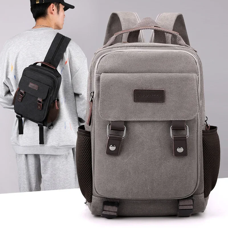 Small-Mens-Backpacks-Canvas-Casual-Backpacks-for-Men-2023-Mini-Male ...