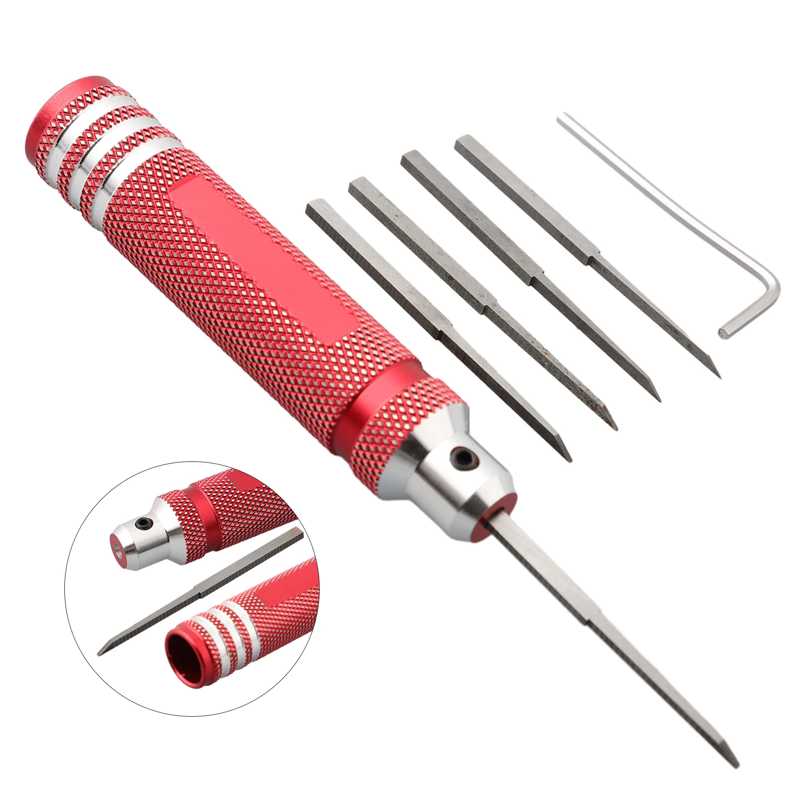 Brandneu-Model-Scriber-Cutting-Tool-With-Blade-6pcs-set-Anti-skid ...