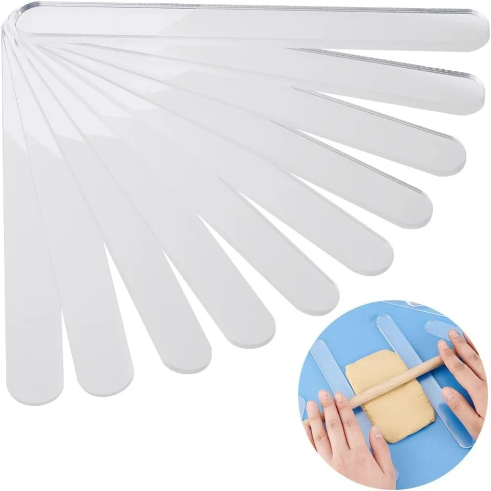 Polymer Clay Depth Guide Set for Polymer Clay 7.9x0.8 inch Acrylic Clay ...
