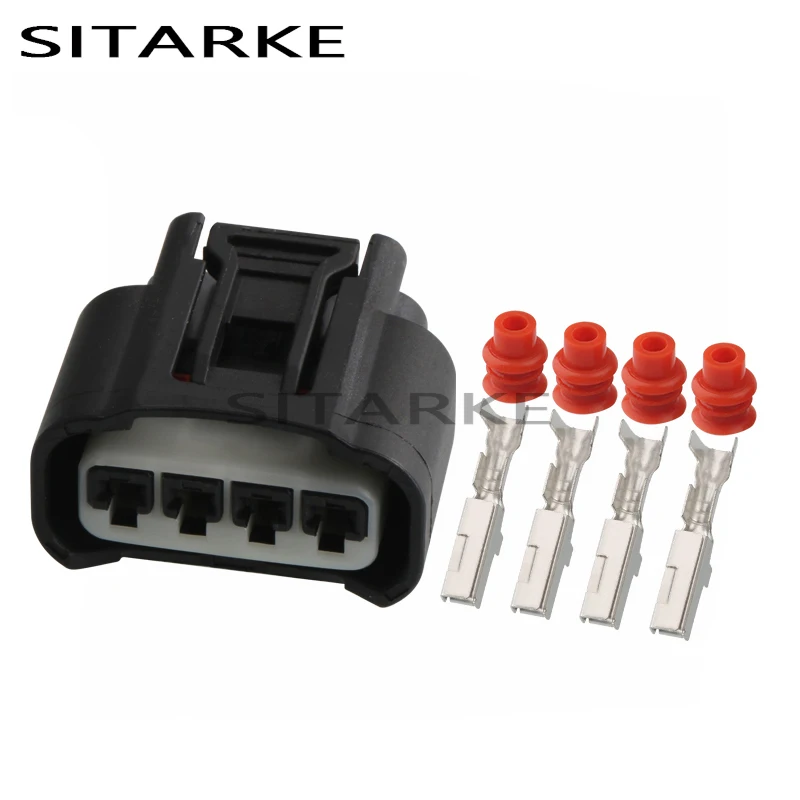 5 Sets 4 Pin Way Ignition Coil Waterproof Electrical Connector Car ...