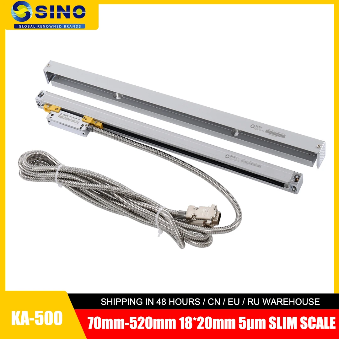 Sino-KA500-Slim-Linear-Glass-Scale-Ruler-KA-500-Thin-Small-5V-TTL ...