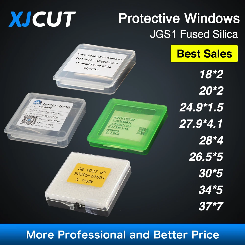 Fiber Laser Protective Windows Protection Lens Dia18/20/24.9/27.9/30/37 ...