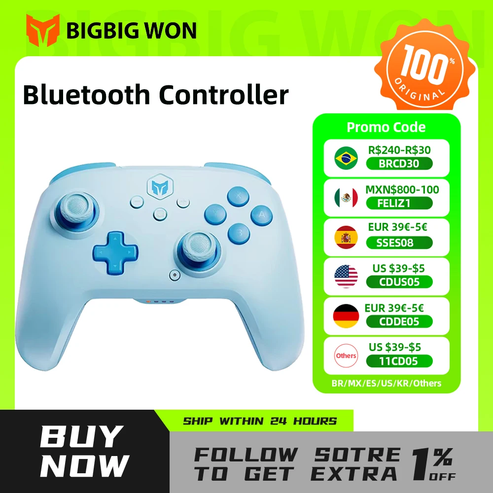 BIGBIG-WON-CHOCO-Bluetooth-Gaming-Gamepad-PC-Controller-Custom-Buttons-NFC-Turbo-6-Axis-Function ...