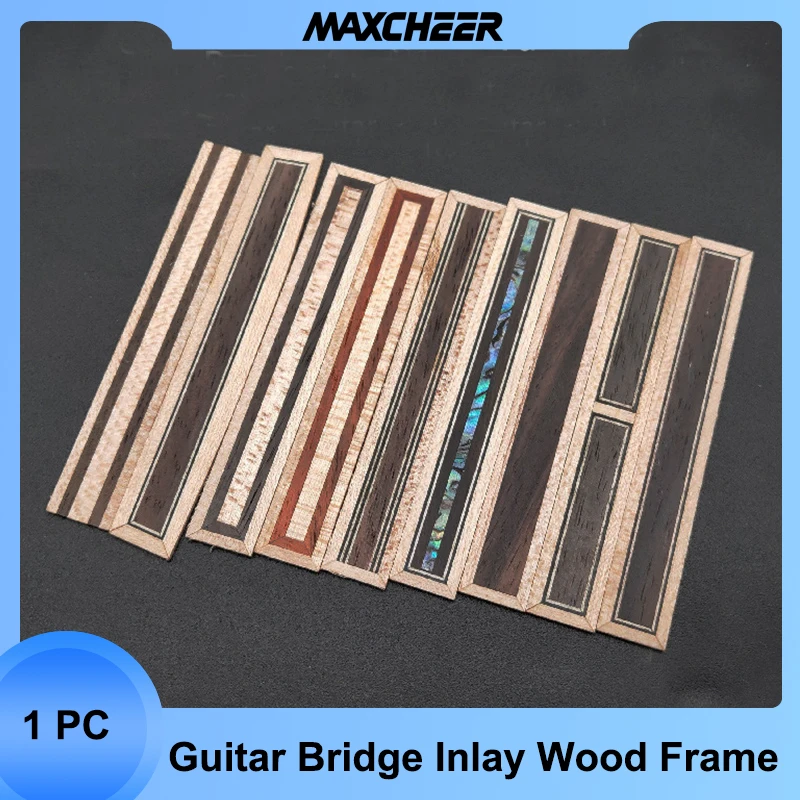 High Quality Classical Guitar Bridge Tie Block inlay PVC Wooden Guitar ...