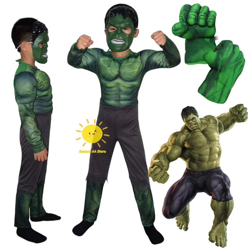 BEAST KINGDOM Hulk Costumes for Halloween Carnival Party Bruce Banner ...