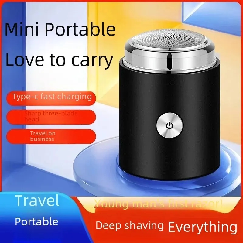 Portable-Mini-Electric-Shaver-Men-Travel-Washable-Small-Steel-Gun ...